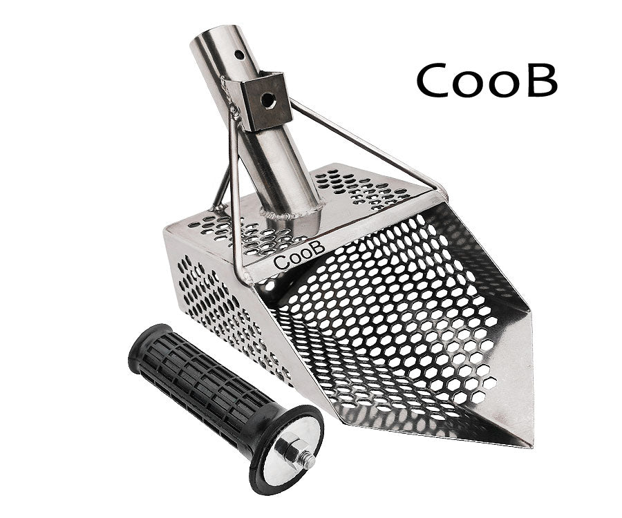CooB | Sharky Stainless Steel Beach Sand Scoop | LMS Metal Detecting ...