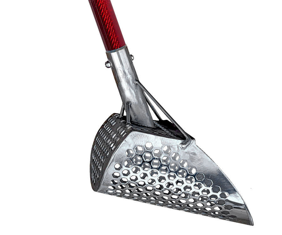 Pro-Fortis Titanium Sand Scoop | Deep Red Carbon Fiber TMX | LMS Metal ...