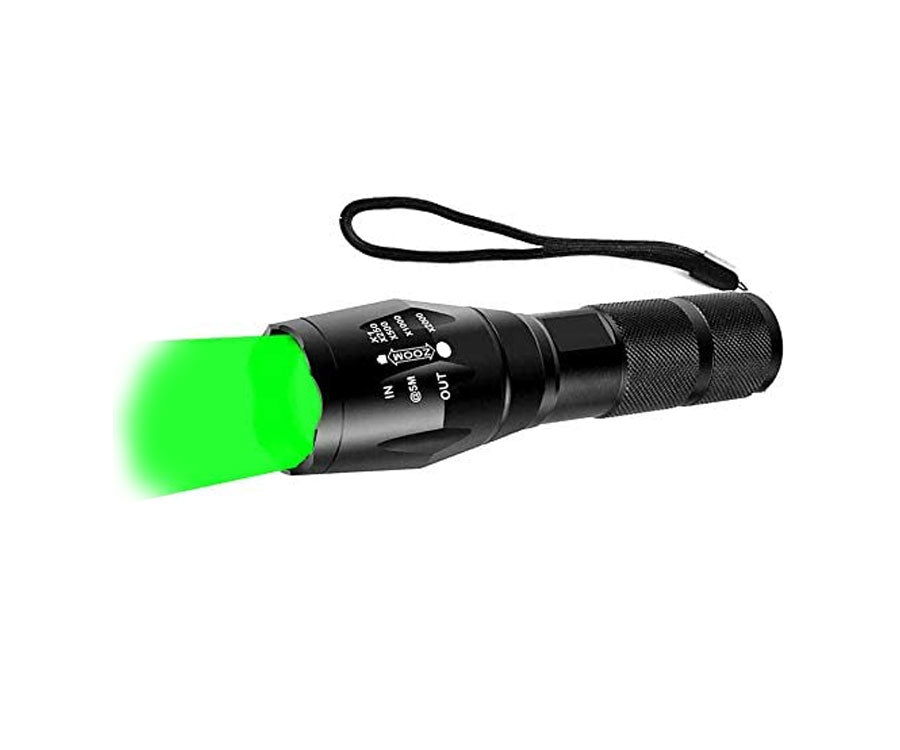 Green LED Flashlight for Night Hunting | LMS Metal Detecting – LMS ...